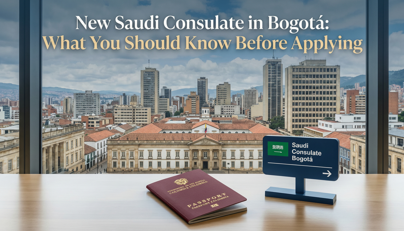 New Saudi Consulate in Bogotá | KSA Visa 2025 Guidance